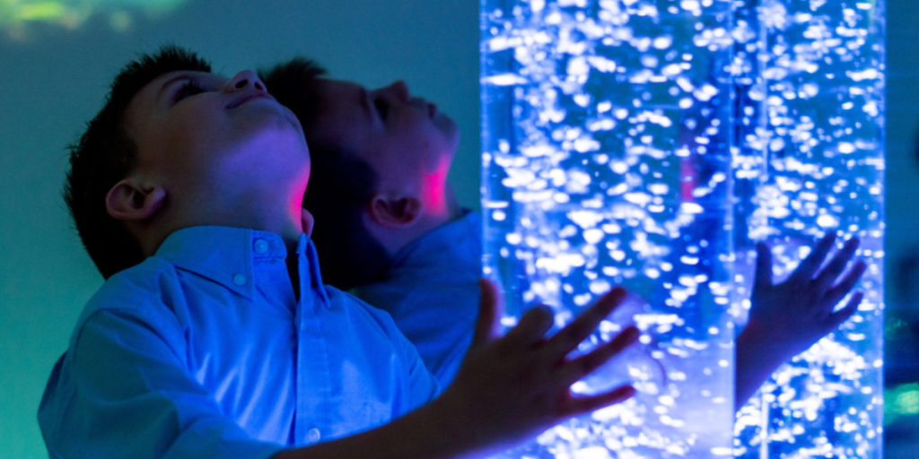 Using a Sensory Bubble Tube for Emotional Regulation and Focus