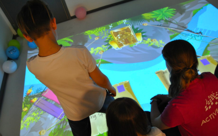 Improve Patient Wellbeing with an Interactive ActiveFloor Projector