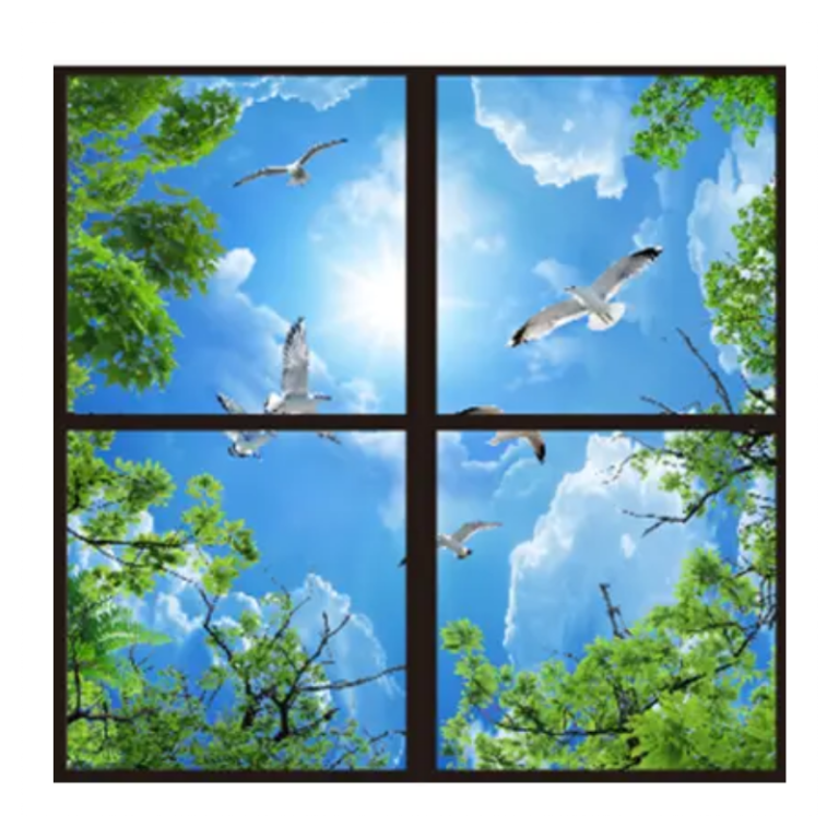 LED Sky Tiles - Trees and Birds - SENSOTEC