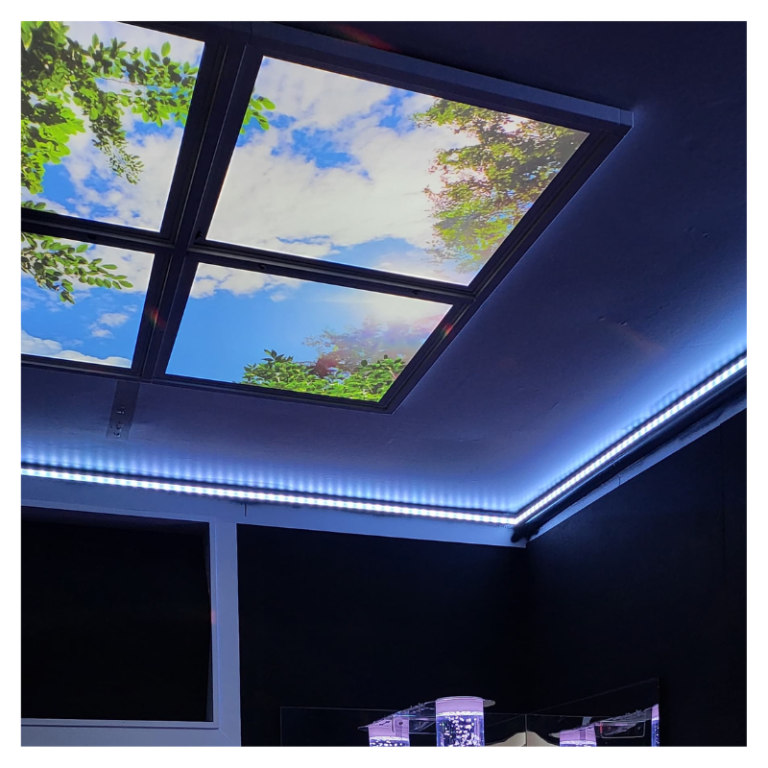 LED Sky Tiles - With Trees - SENSOTEC